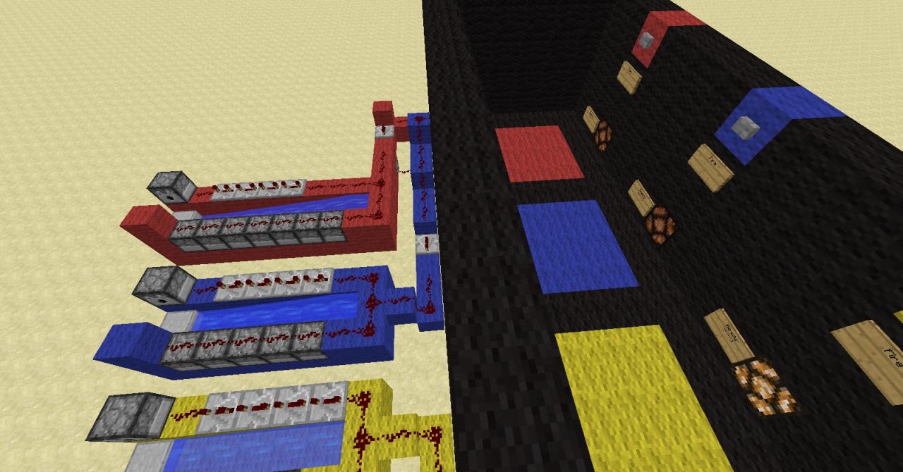 Redstone Contraption:TNT Canon Minecraft Map