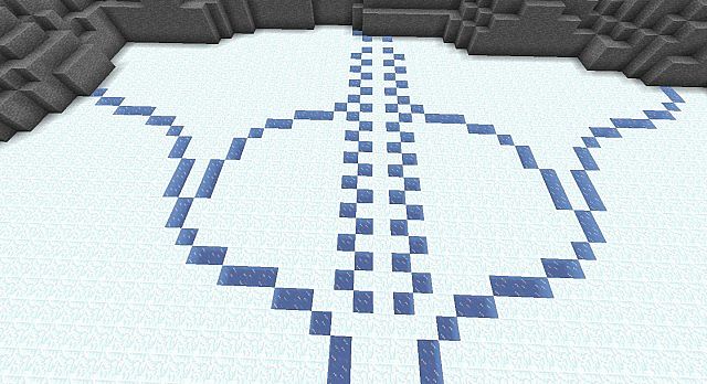 INSANE ICEY SERVER SPAWN Minecraft Map
