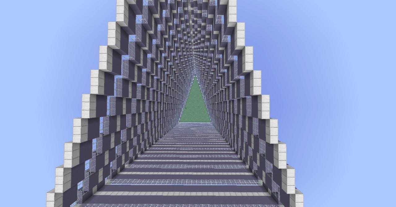 Cyan Tower Minecraft Map