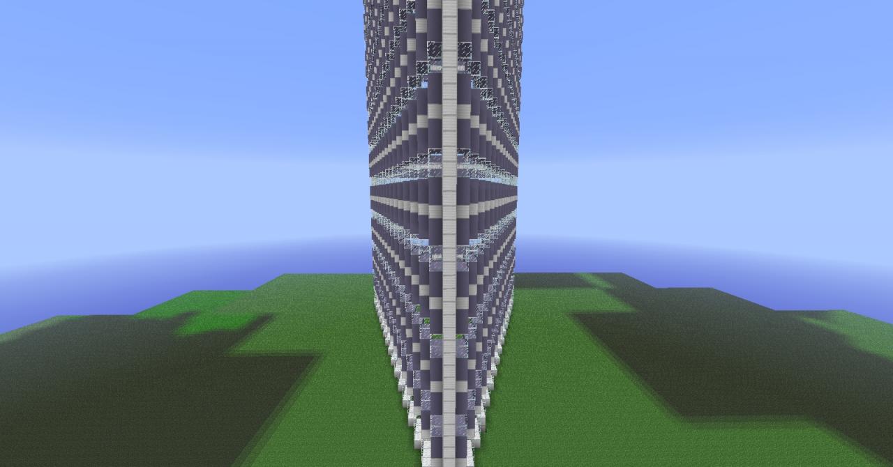 Cyan Tower Minecraft Map