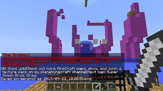 Kraken Boss Battle! Minecraft Project