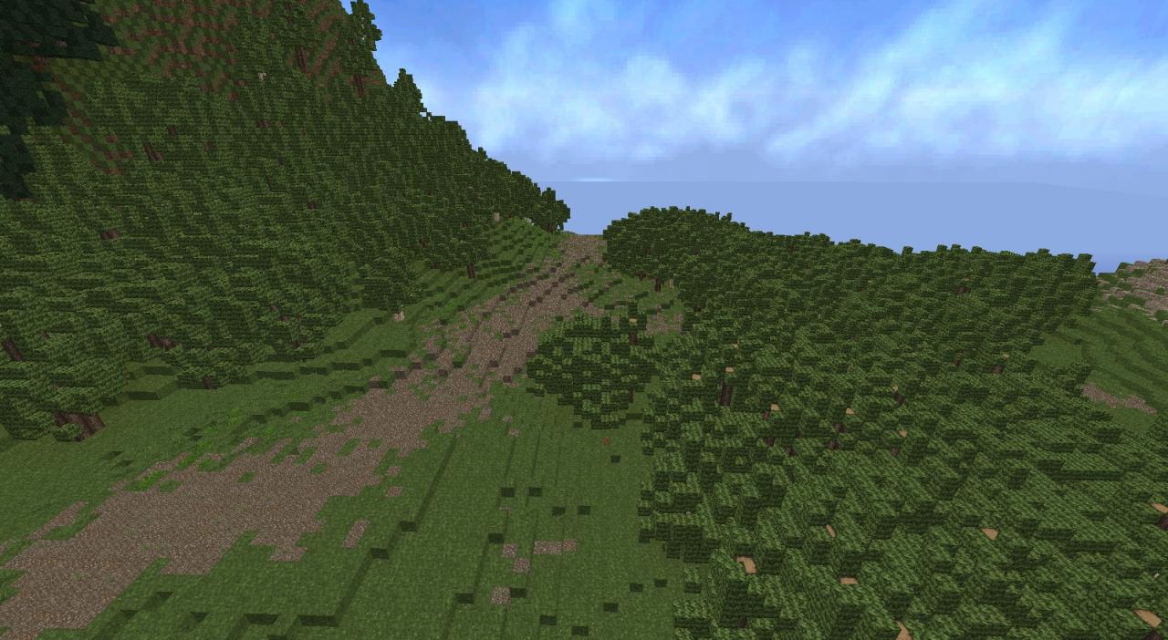 Blank world painted map Minecraft Map