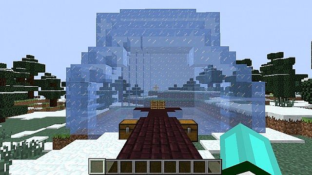 Heart of the Ice Cave Minecraft Map