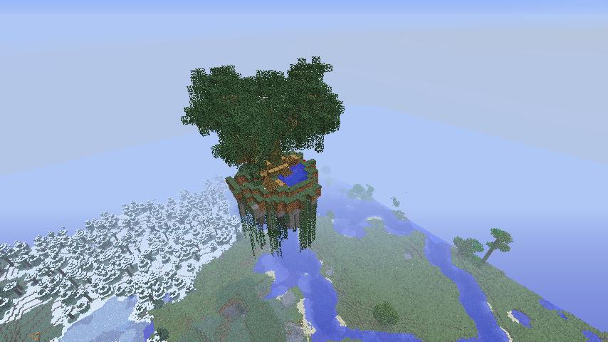 sky island Minecraft Map