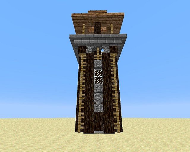 Wooden Tower Minecraft Project