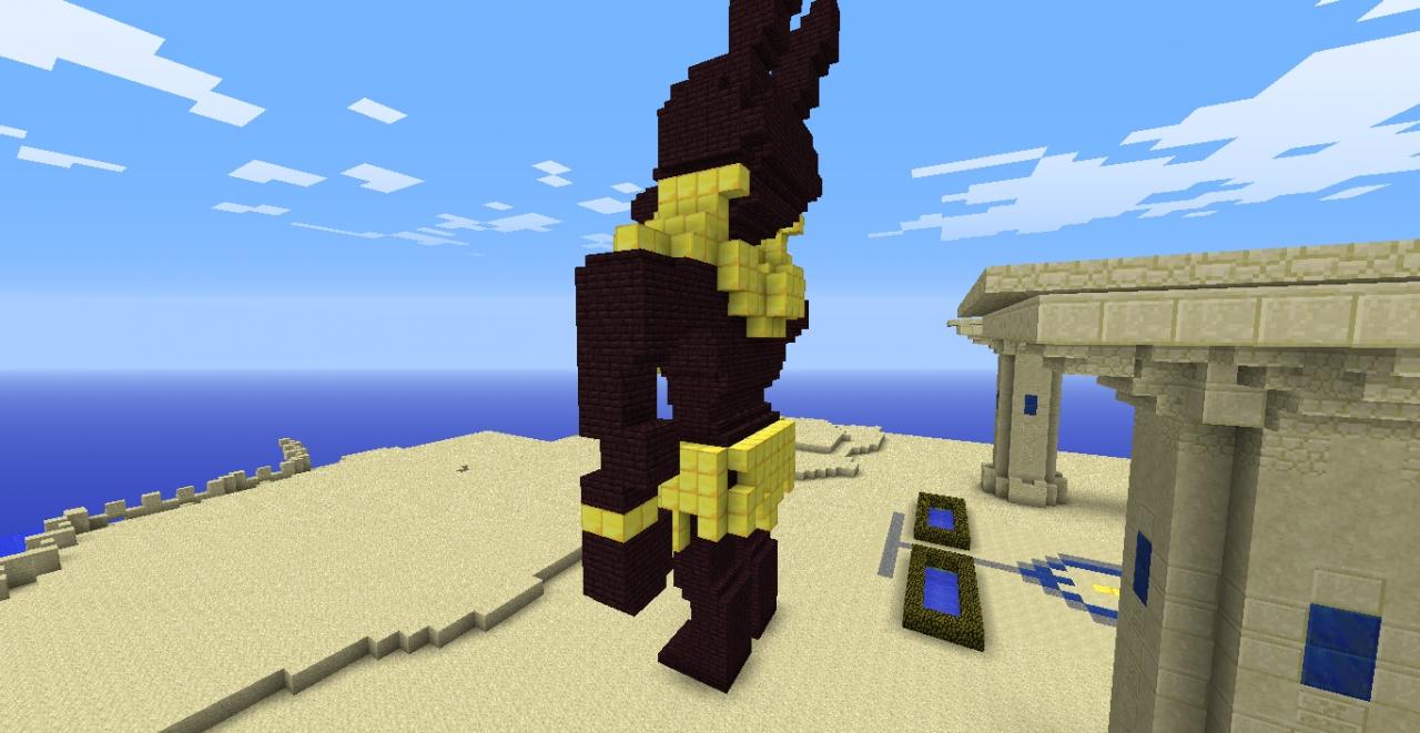 Anubis Statue Minecraft Map