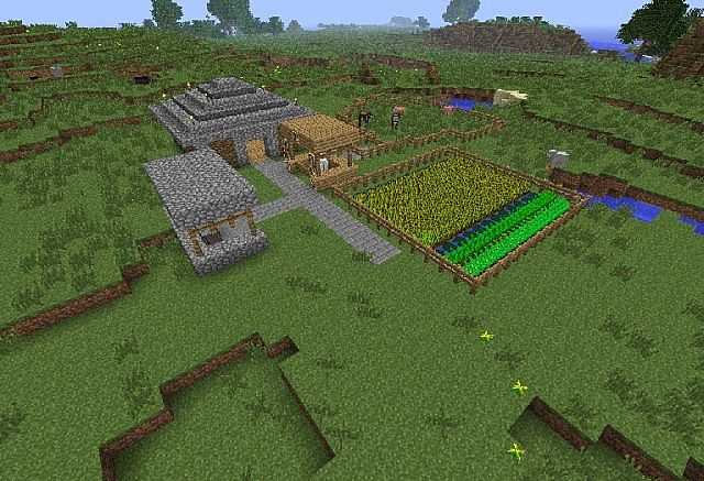 Simple farm map Minecraft Map
