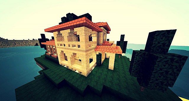 2 Italian Villa's + Italian Desert Village Minecraft Map