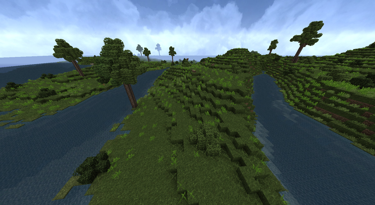 Blueriver Isle - Custom Terrain and Builds Minecraft Map