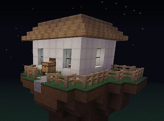 Pixy Builds: Sky House. Minecraft Map
