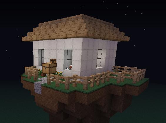 Pixy Builds: Sky House. Minecraft Map