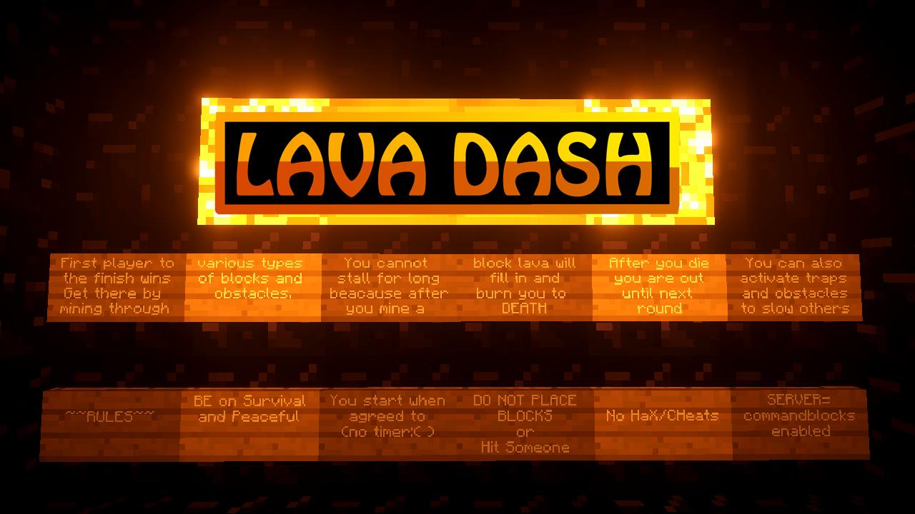 ~~LAVA DASH~~ {Minigame} Minecraft Map