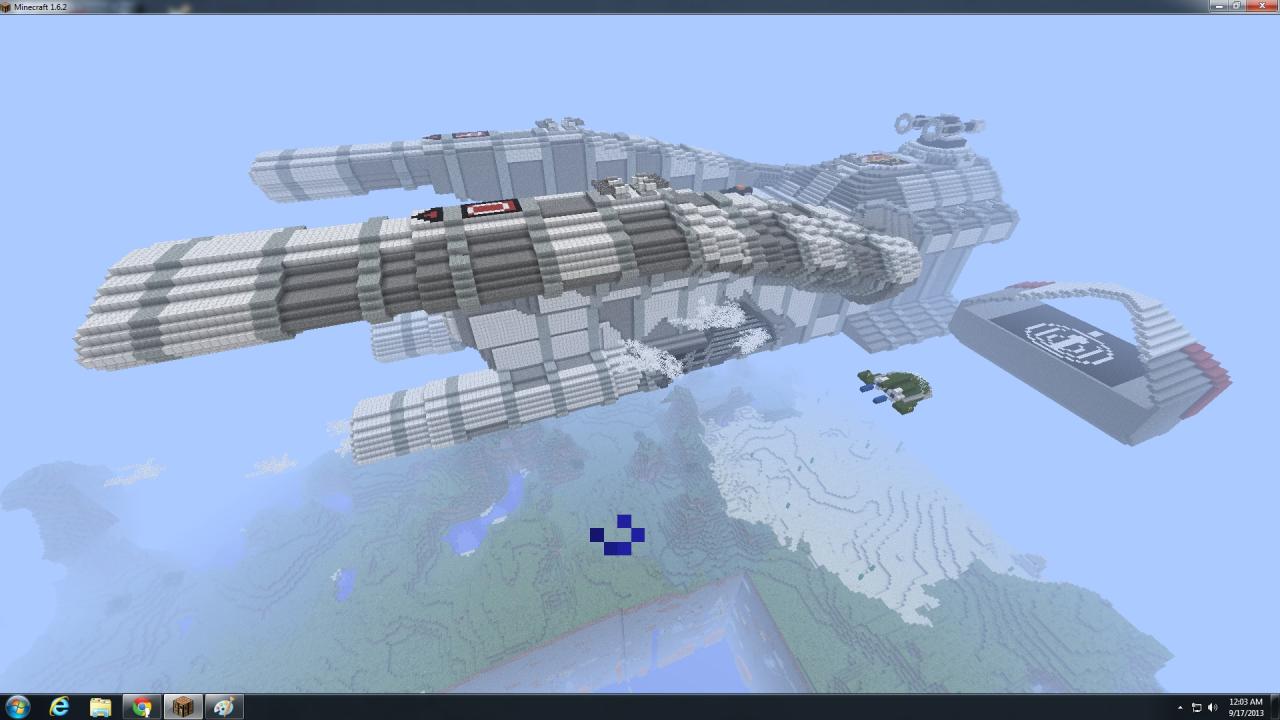 Battlestar inspired Builds Minecraft Map