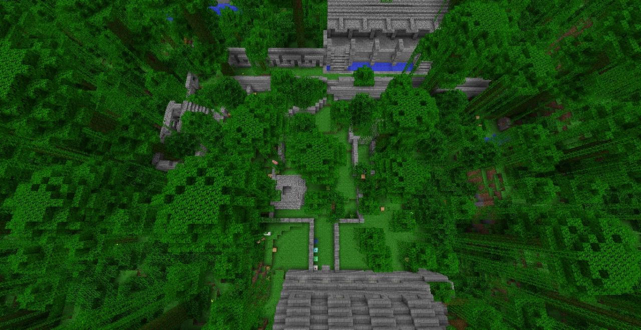 Rainforest Rush (Dungeon series) - adventure map Minecraft Map