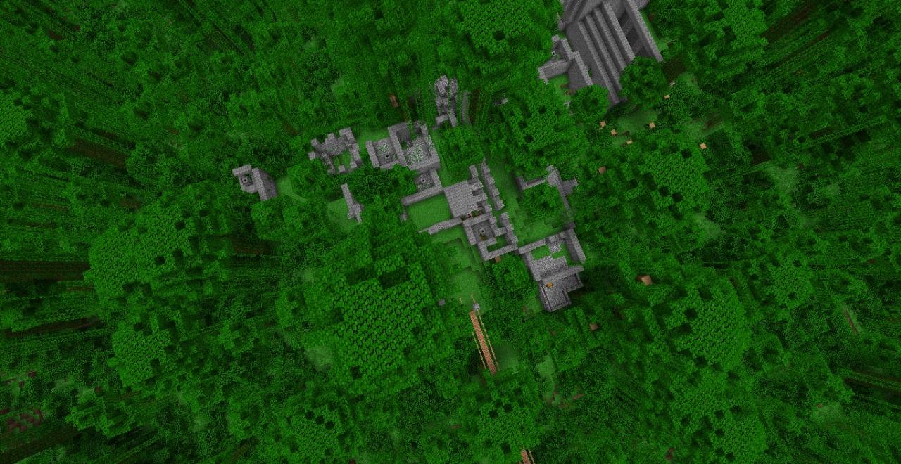 Rainforest Rush (Dungeon series) - adventure map Minecraft Map