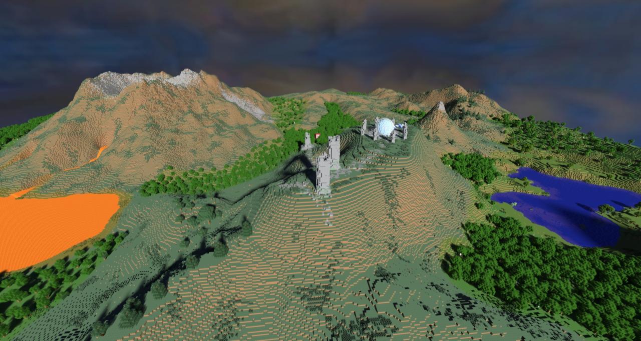 MineCraft Scene Jam - Shroud Of The Avatar's Lunar Rift Minecraft Map