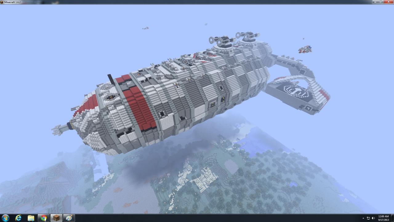 Battlestar inspired Builds Minecraft Map