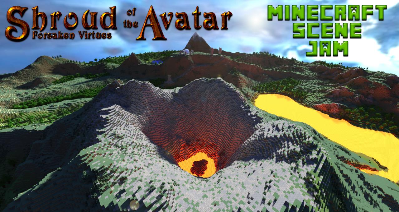 MineCraft Scene Jam - Shroud Of The Avatar's Lunar Rift Minecraft Map