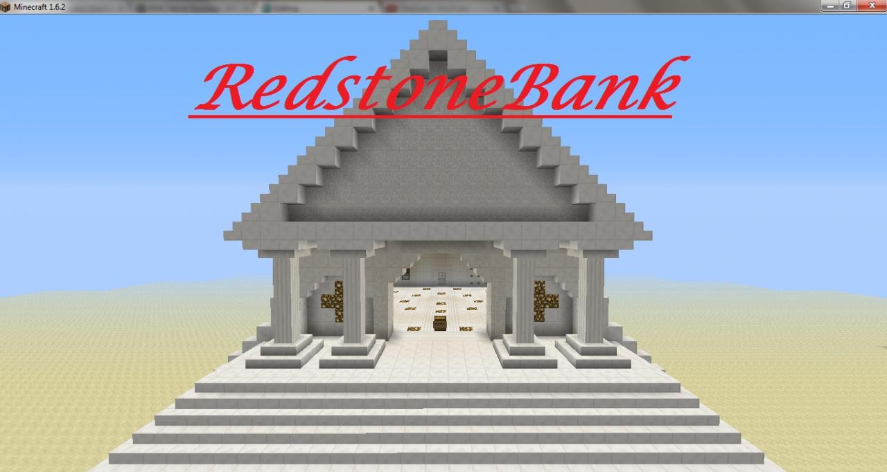 Ultimate Redstone Bank Minecraft Map
