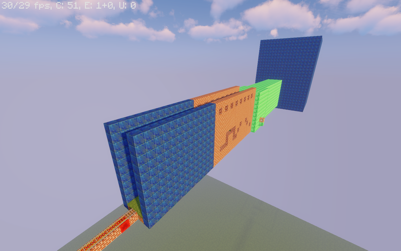 Super Mario Bros. Minecraft Map