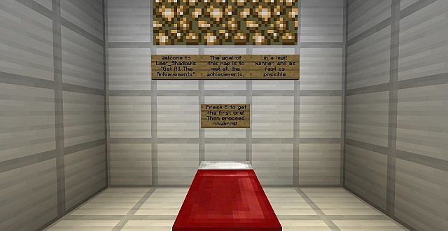 Get All The Achievements Minecraft Map