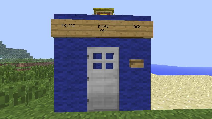 Tardis in Minecraft! Minecraft Map