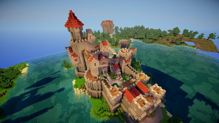 Minecraft Herobrine Castle Cake