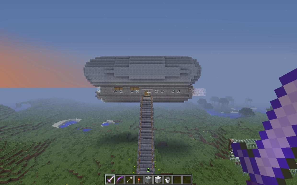 Air Blimp Created BY HAND Minecraft Project