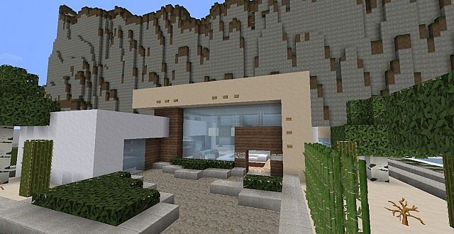 "Oasis" A Modern take on the Adobe home Minecraft Map