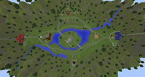 [PvP] Arathi Basin Battleground Minecraft Map