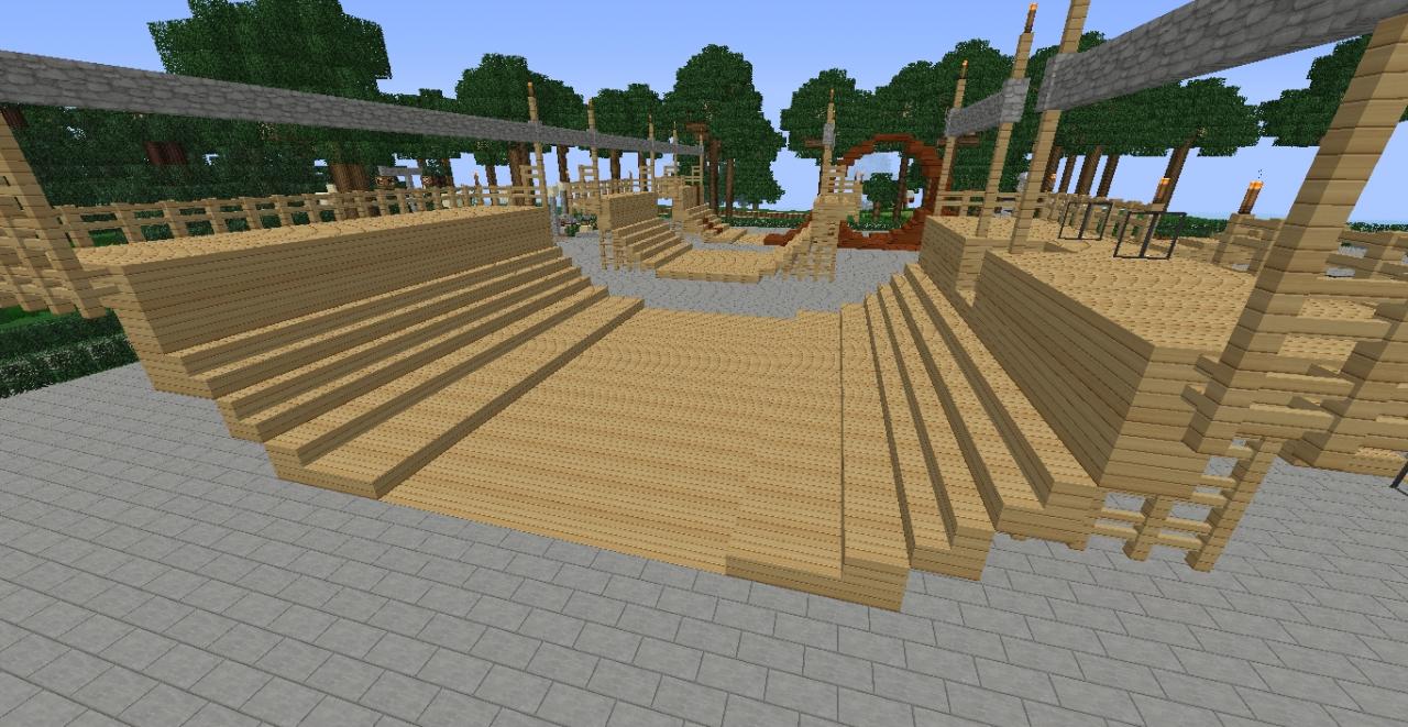 skate park in ferracorbserveur Minecraft Map