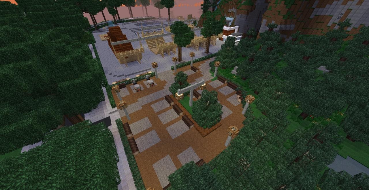 skate park in ferracorbserveur Minecraft Map