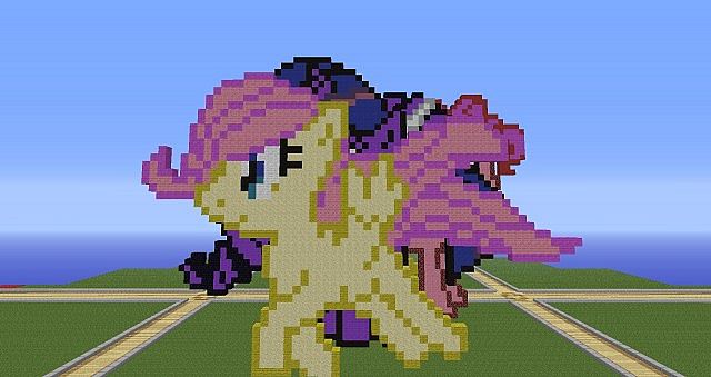 Fluttershy Filly Minecraft Map