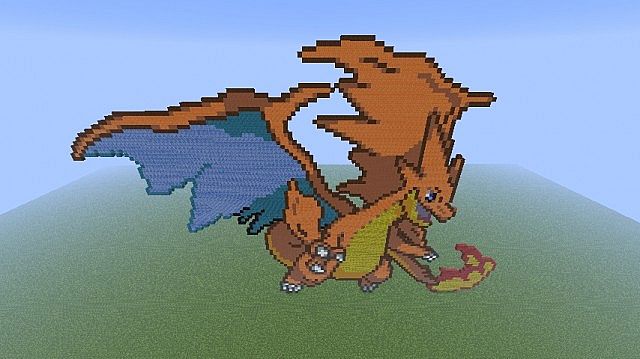 Mega Charizard (Pokemon Y) Minecraft Map