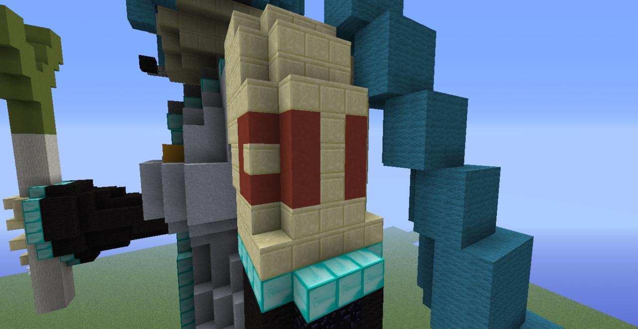 Miku Hatsune Statue Minecraft Map