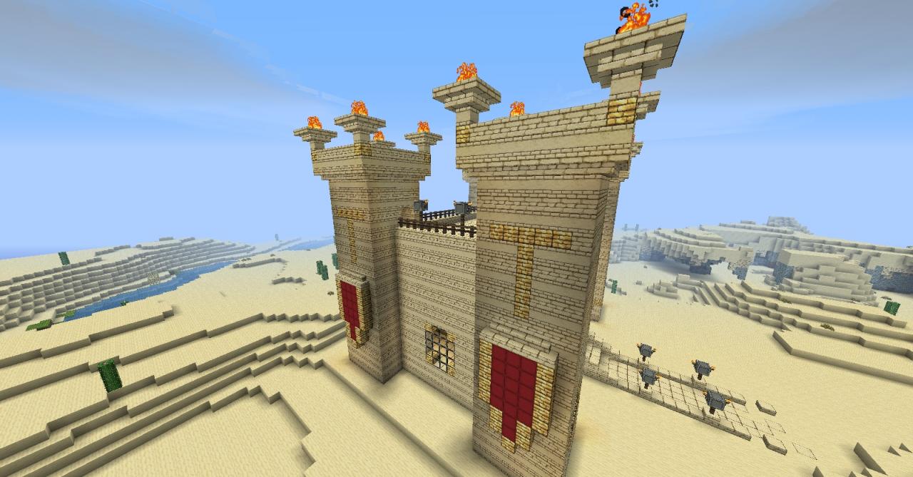 Desert Castle Minecraft Map