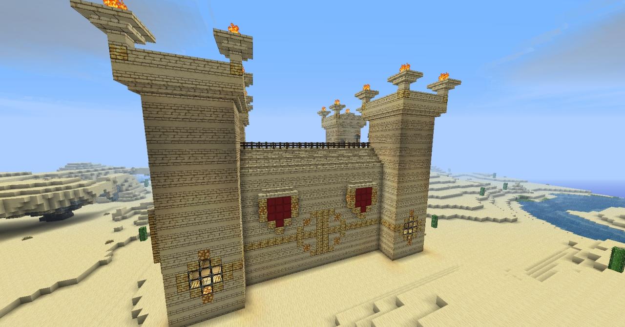 Desert Castle Minecraft Map