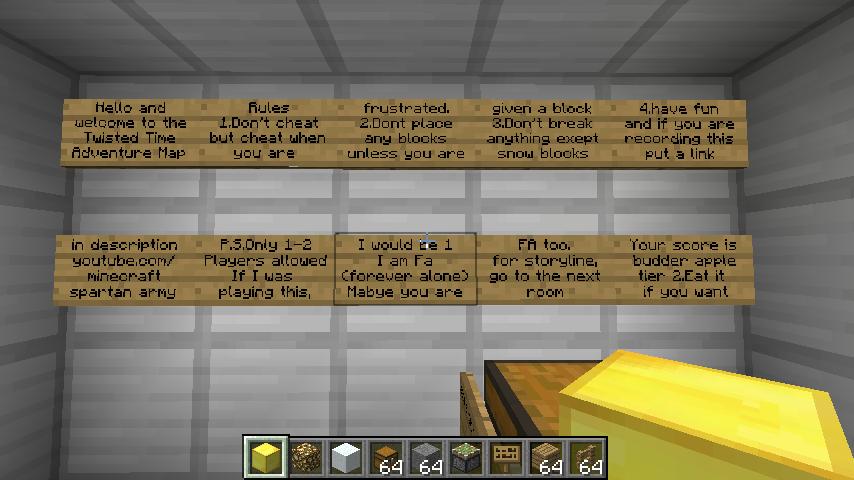 Twisted Time Minecraft Map