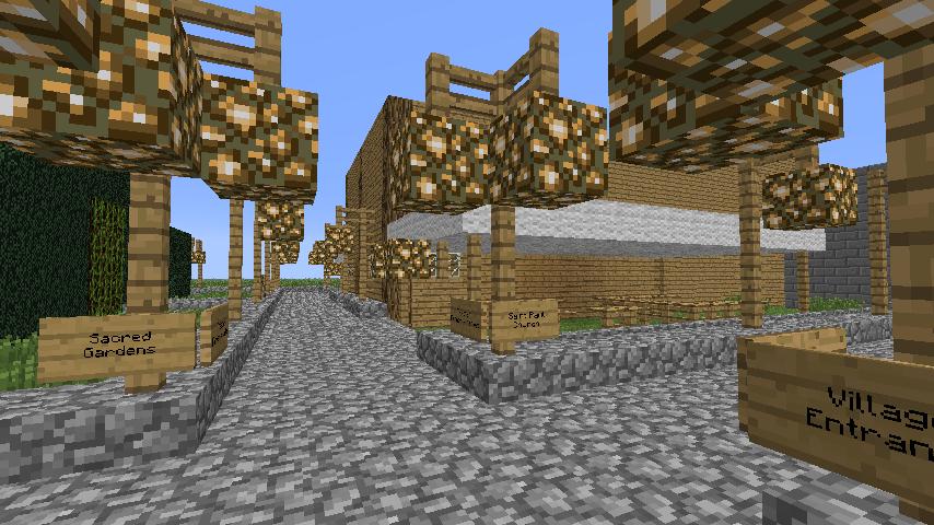 School Project (Town) Minecraft Map