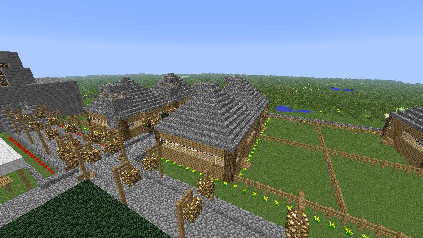 School Project (Town) Minecraft Map