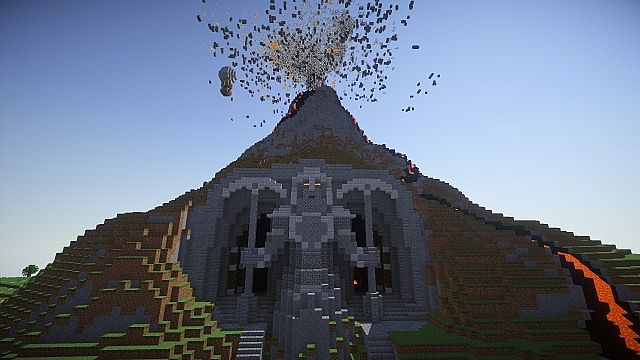 My World: Vulcano Stronghold Minecraft Map