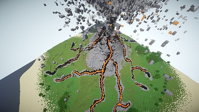 My World: Vulcano Stronghold Minecraft Map