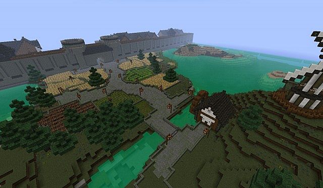 Fable 3 Bowerstone Market. Minecraft Map