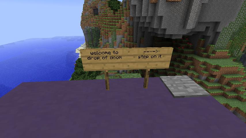 the drop of doom (contest) Minecraft Map