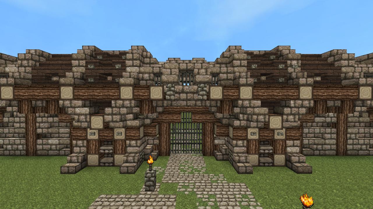 Town Wall Segment Minecraft Map