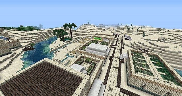 Desert city Minecraft Map