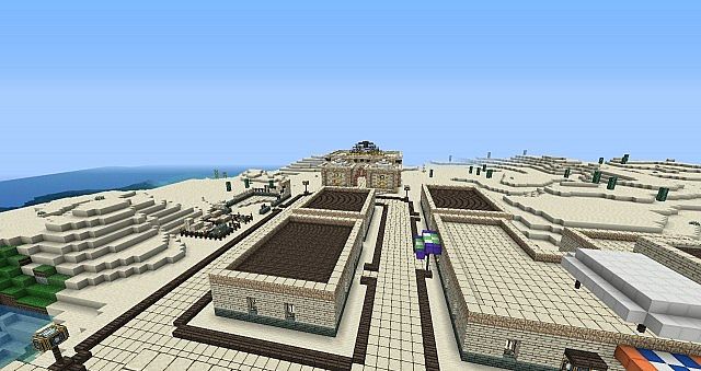 Desert city Minecraft Map