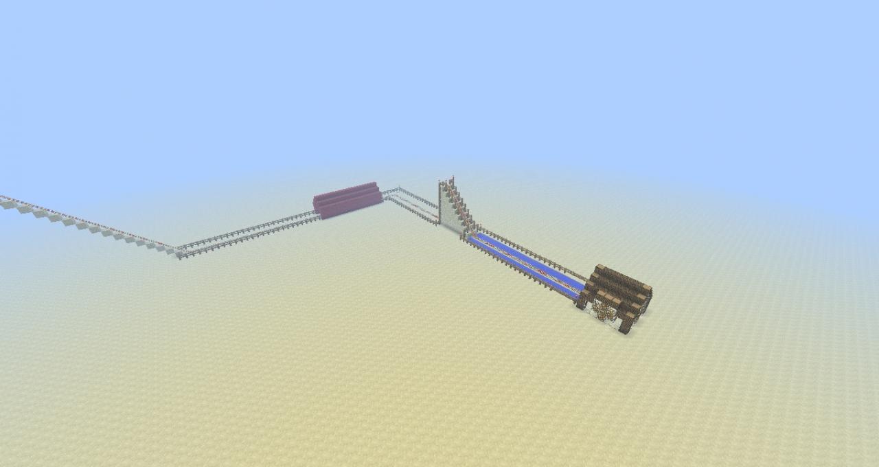 Roller coster Minecraft Map