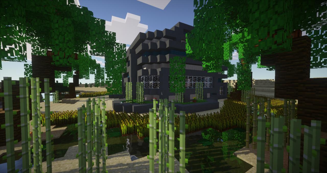 Modern Tropical House Minecraft Map