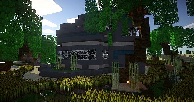 Modern Tropical House Minecraft Map